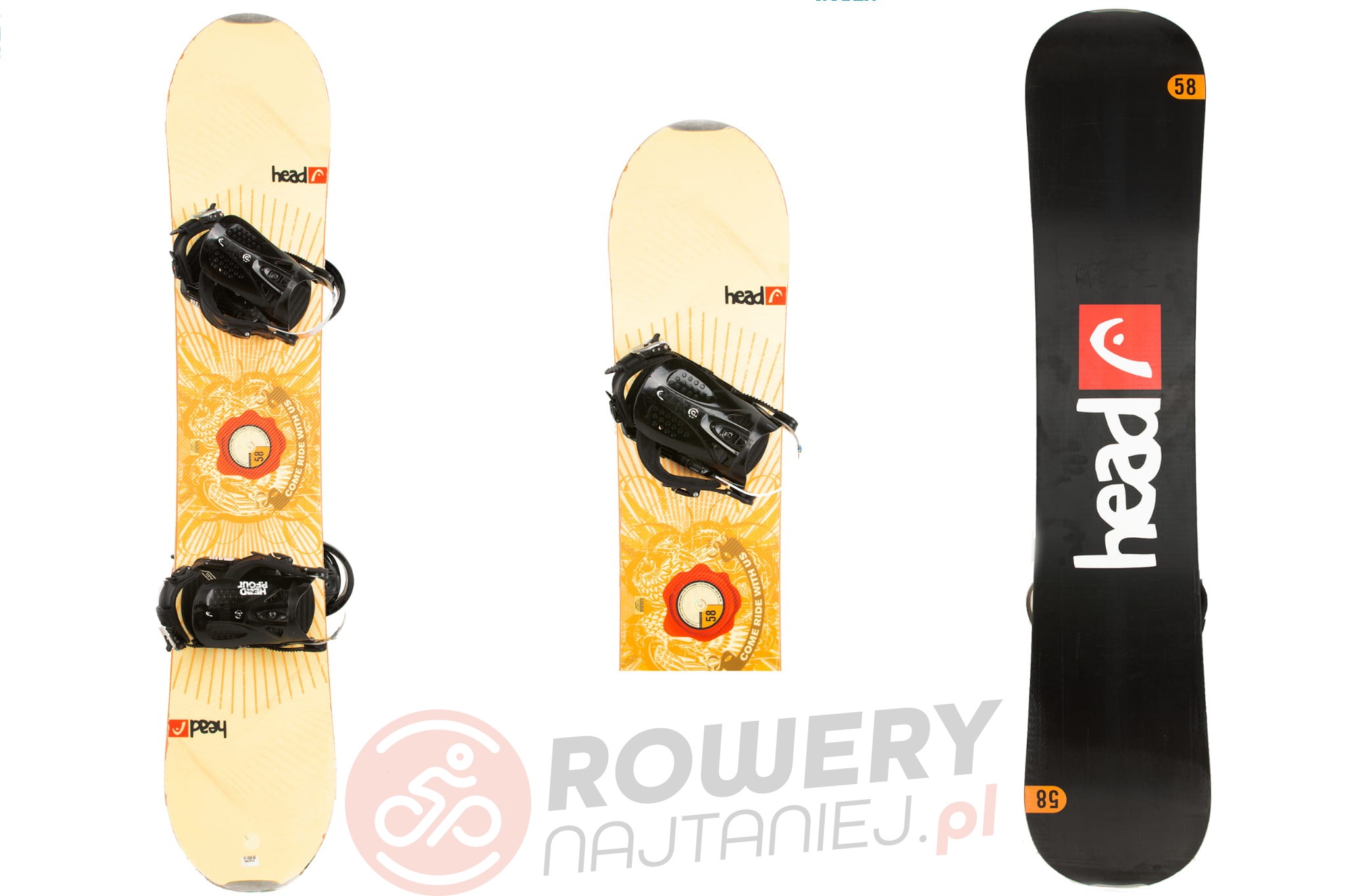 Deska 158 HEAD RIDE snowboardowa ROCKER db stan! - Sklep internetowy ...